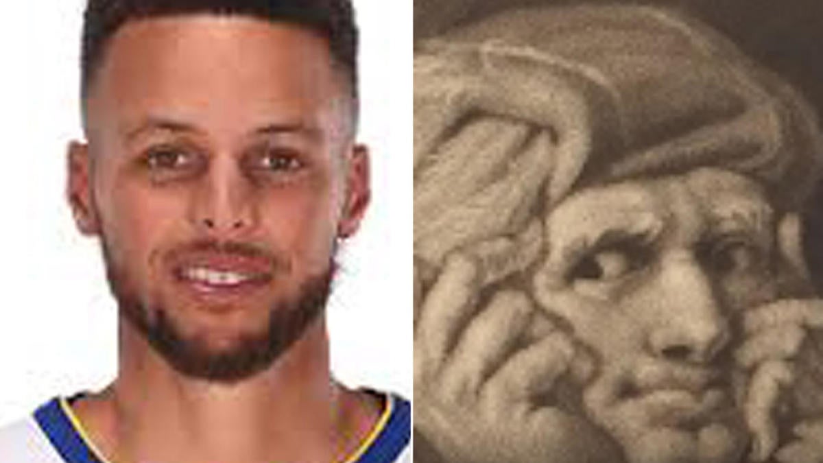 We matched NBA faces with paintings on Google, and the results are ...