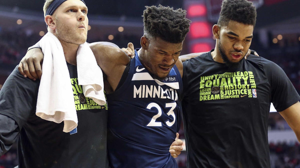 Jimmy Butler injury update: Wolves All-Star diagnosed with meniscal ...