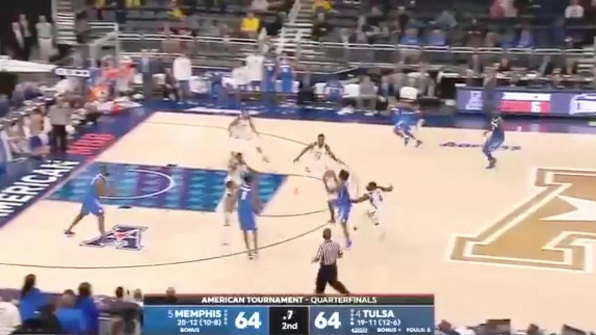 AAC Tournament 2018: Memphis stuns Tulsa with 23-foot floater at the ...