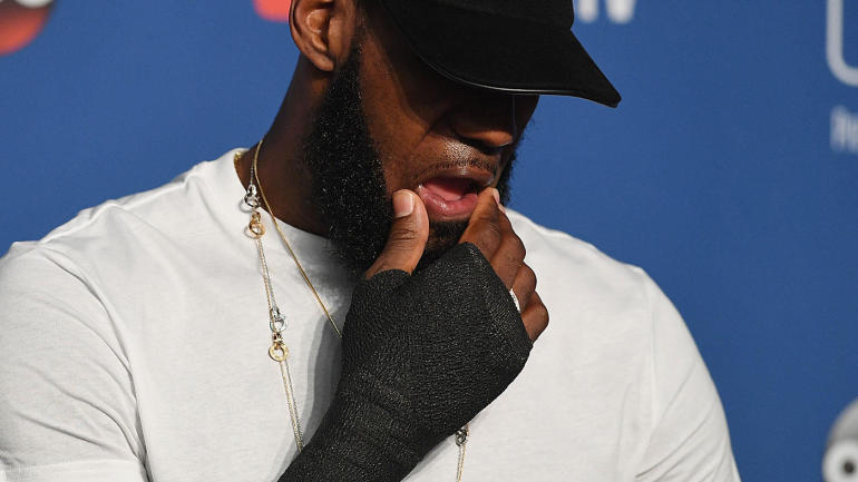 NBA Finals: LeBron James has been playing with 'broken hand' after ...