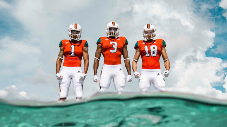 LOOK: Miami unveils new uniforms made from upcycled materials to be ...