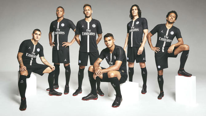 Paris Saint-Germain becomes first pro soccer club to wear Air Jordan ...