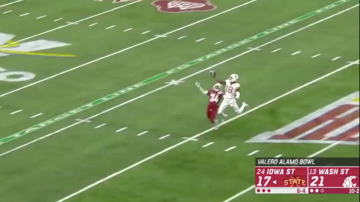WATCH: Iowa State WR Hakeem Butler gets up for an incredible one-handed ...