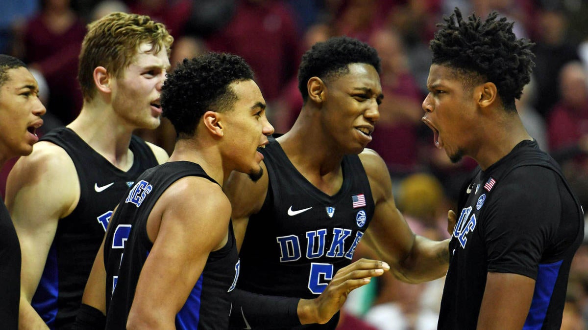 With Zion on the bench after being poked in the eye, Duke's Cam Reddish ...