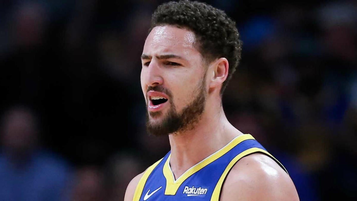Warriors' Klay Thompson says throwing down a career-high four dunks ...