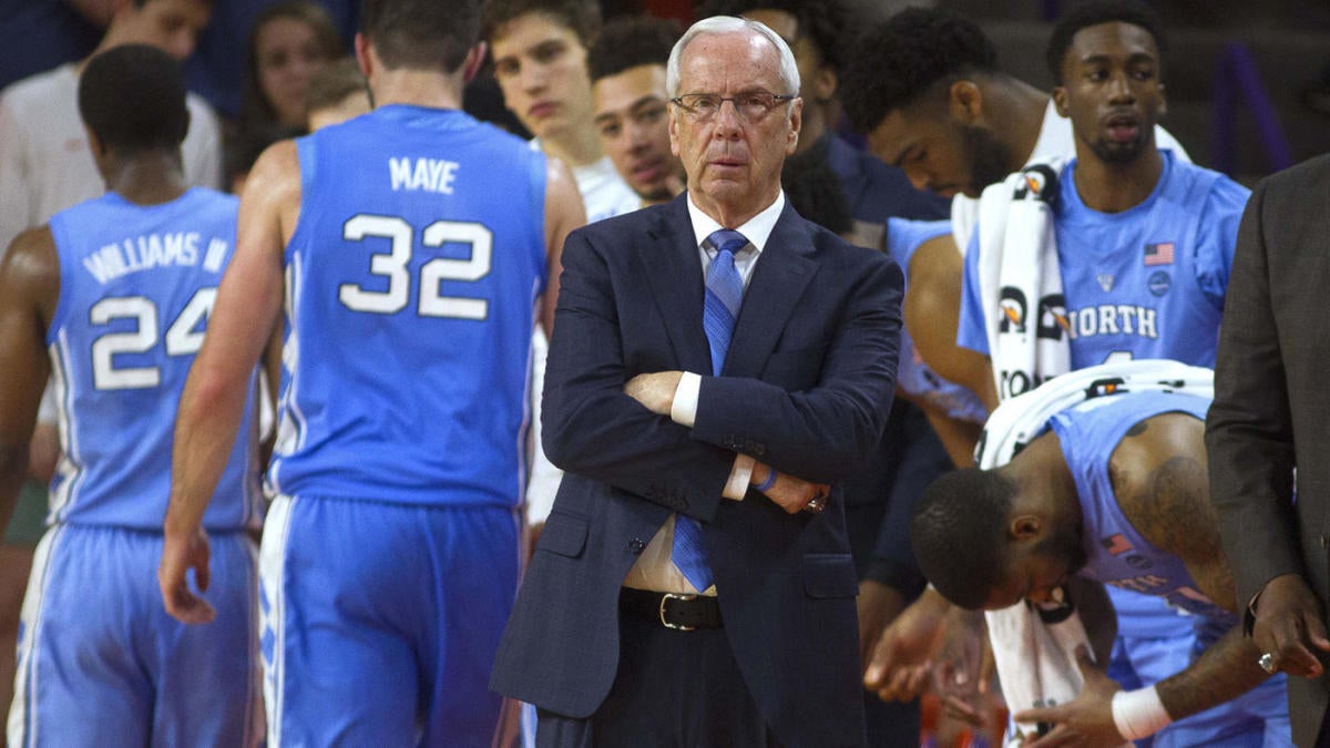 UNC coach Roy Williams collapses on sideline during game vs. Clemson ...
