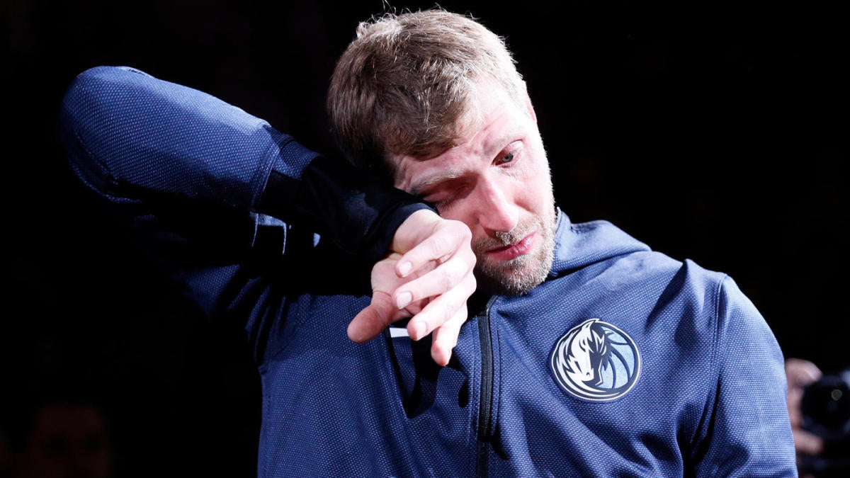 Crazy final night of NBA regular season includes Dirk's teary goodbye ...
