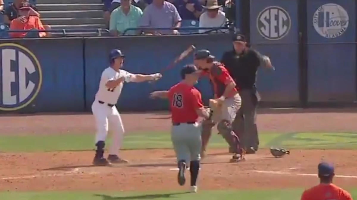 LOOK: Auburn baseball loses SEC tournament game vs. LSU in absurd ...