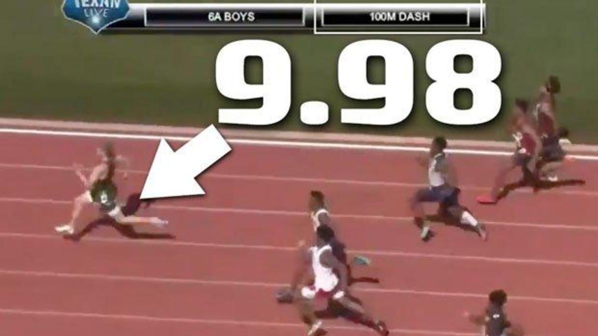 High school sprinter 'White Lightning' finishes with national 100 ...