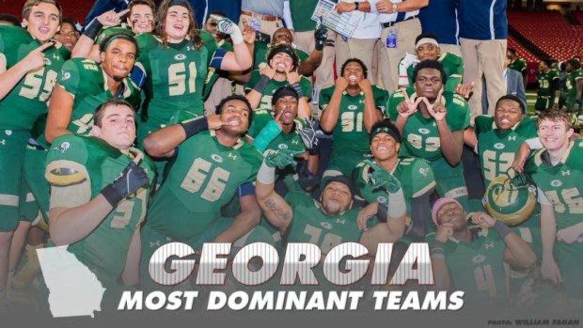 Most dominant football programs of the last 10 years in Georgia ...