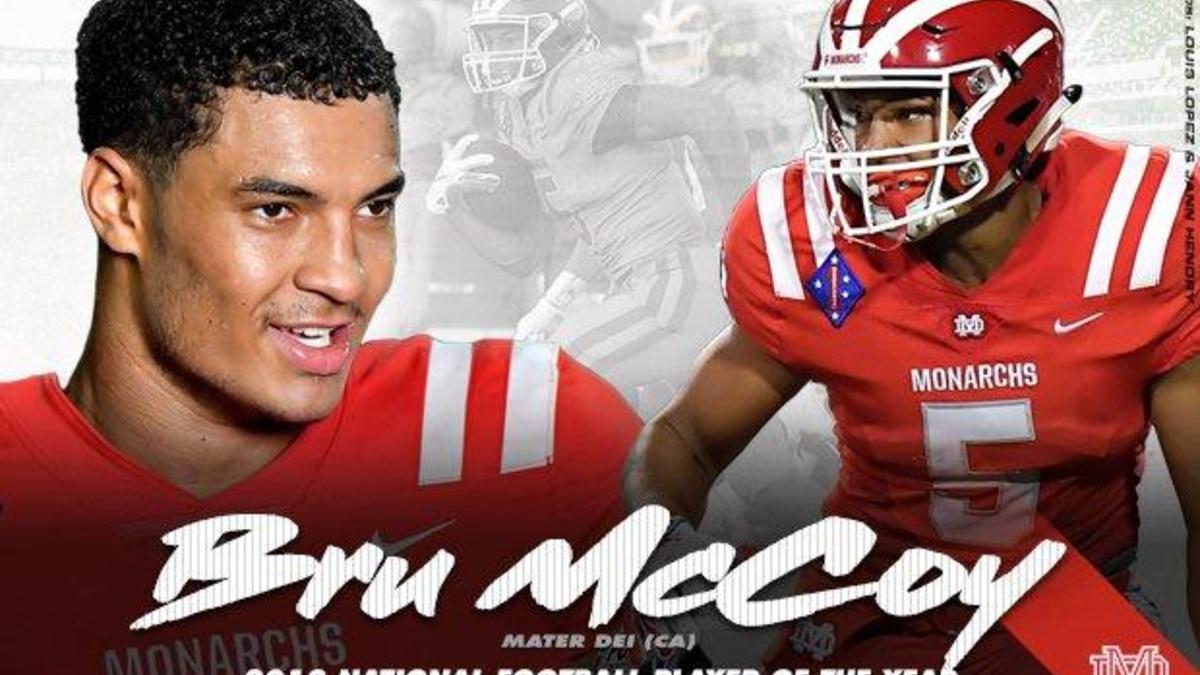 Bru McCoy named 2018 MaxPreps National Football Player of the Year ...