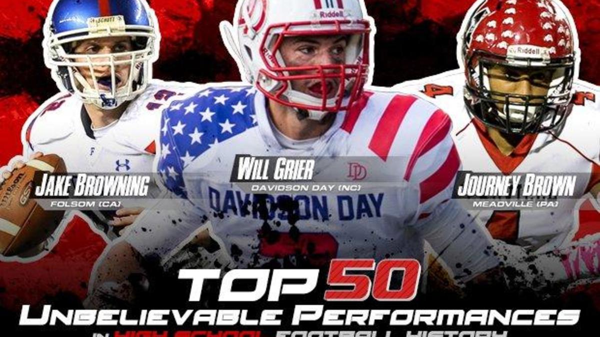 Top 50 unbelievable performances in high school football history - CBS ...