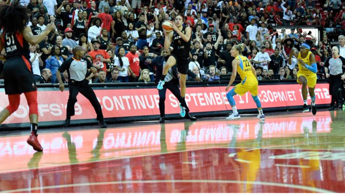 2019 WNBA Playoffs: Aces stun Sky on miracle game-winner by Dearica ...