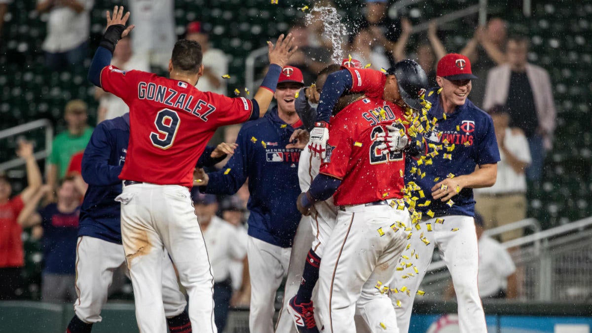 Twins win on a walk-off hit batsman, reducing their magic number in the ...