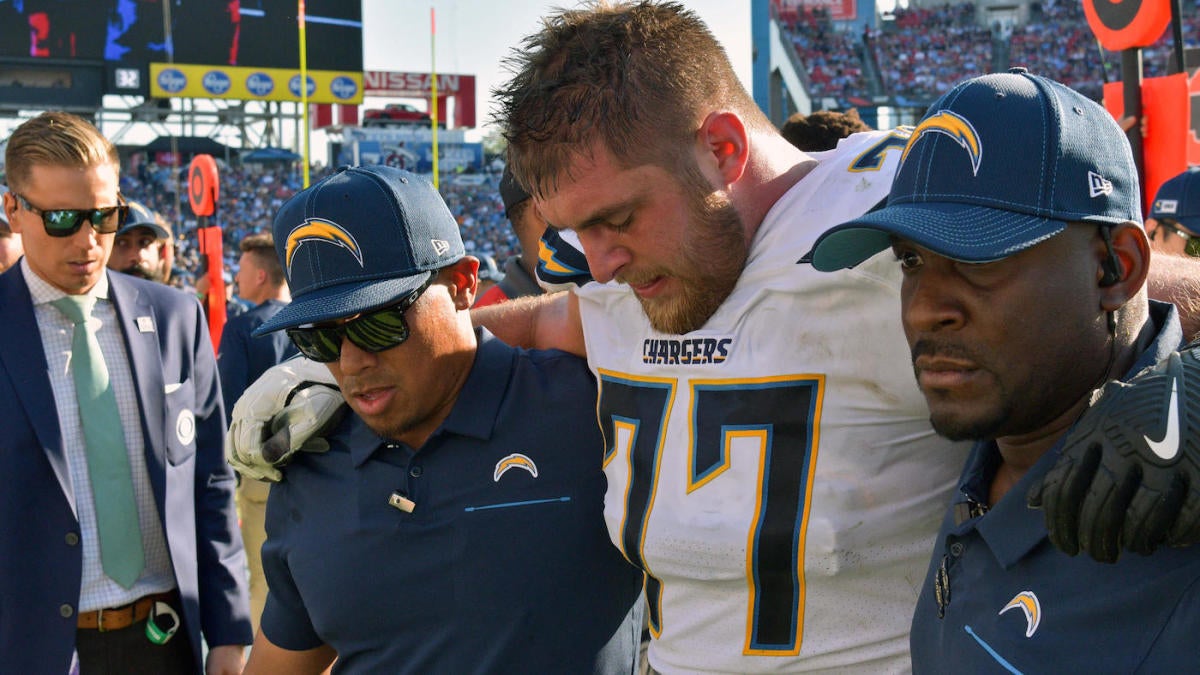 Chargers' Forrest Lamp reportedly done for the season with broken ankle ...