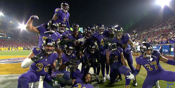 Ravens starter snagged a fan's beer and then poured it out during ...