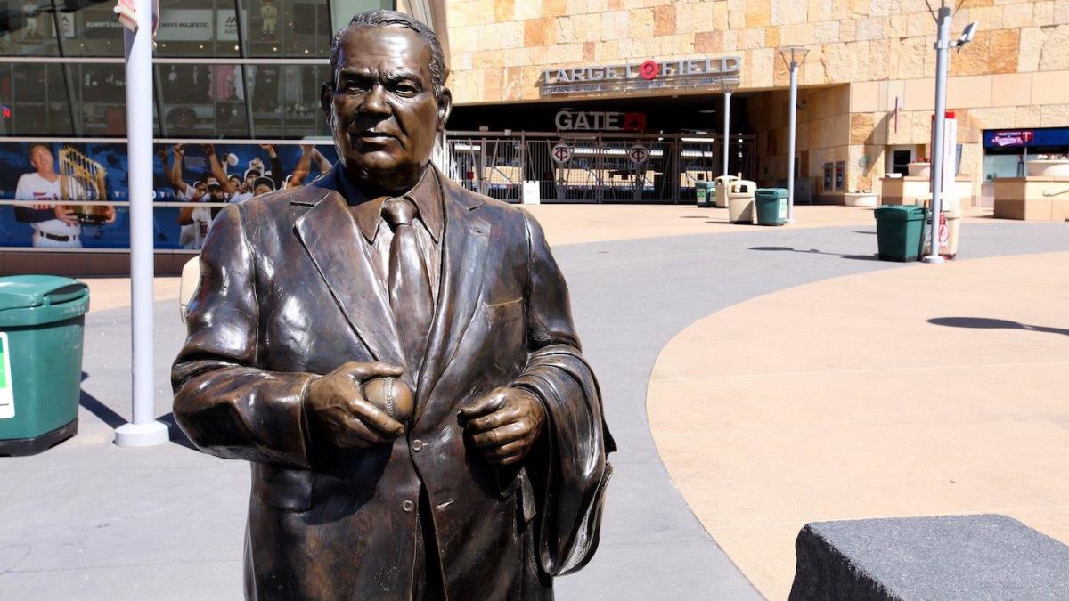 Twins remove Calvin Griffith statue outside of Target Field on ...
