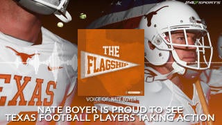 Nate Boyer is proud to see Texas football players taking action