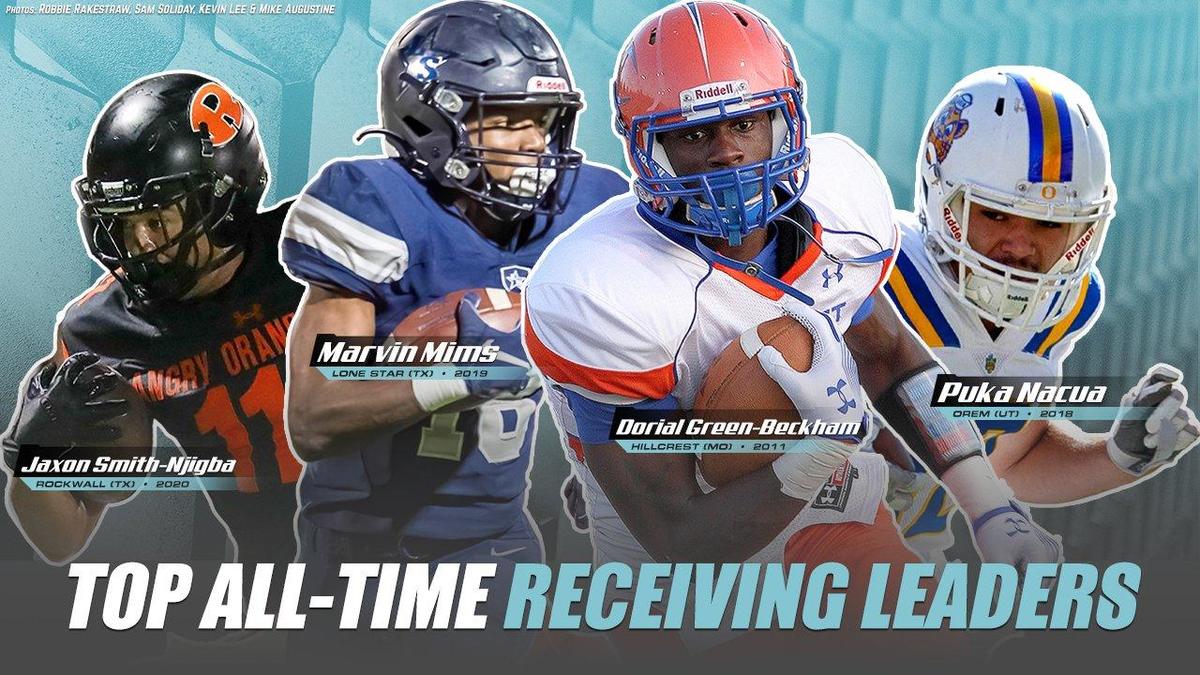Top 100 high school football career receiving leaders - CBS Sports