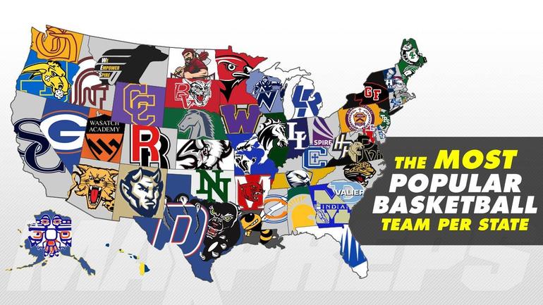 Most popular high school basketball teams in each state - CBSSports.com