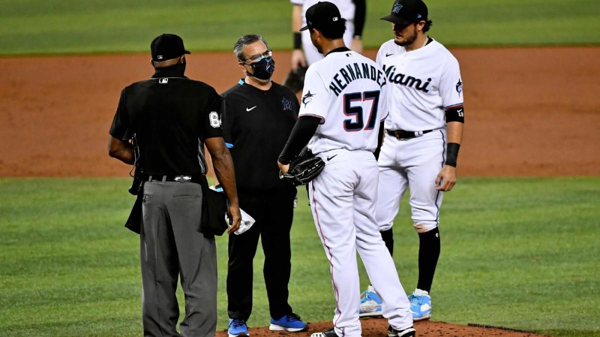 Marlins rotation takes hit as Elieser Hernandez is lost for rest of ...