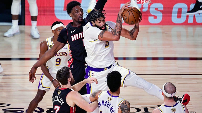 LeBron James' championship formula: Suffocating Lakers defense, and a blast from his Heat past ...