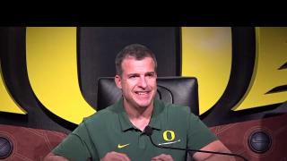 Oregon HC Mario Cristobal previews Beavers' quarterback Tristan Gebbia