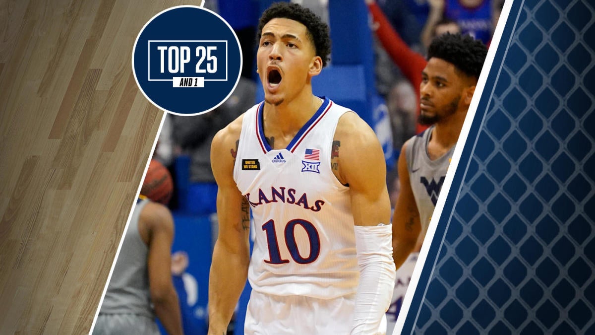 College basketball rankings: Kansas scorches West Virginia to remain No ...