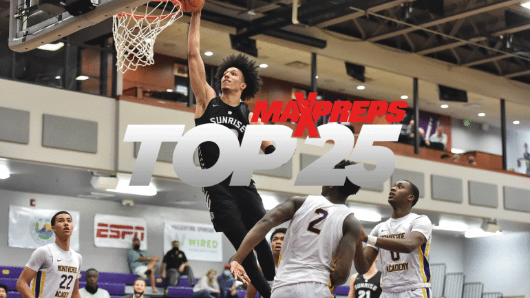 High school basketball rankings: Montverde Academy still No. 1 in MaxPreps Top 25, 44-game ...