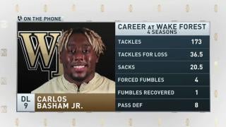 The Jim Rome Show: Carlos Basham Jr. on his mentality for the Pro Day