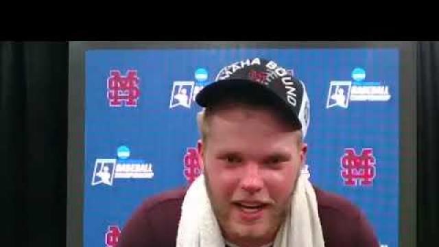 Landon Sims closes out win for MSU to head to College World Series