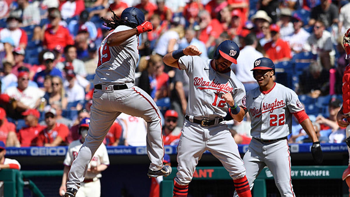 Phillies blow three leads, Nationals put up 13 runs in wild game ...