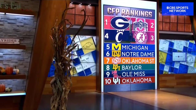 Inside College Football: What's New in the CFP Top 25