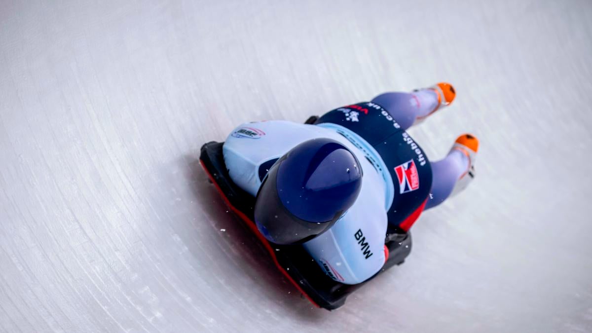 World Cup men's skeleton race ends in historic three-way tie for gold ...