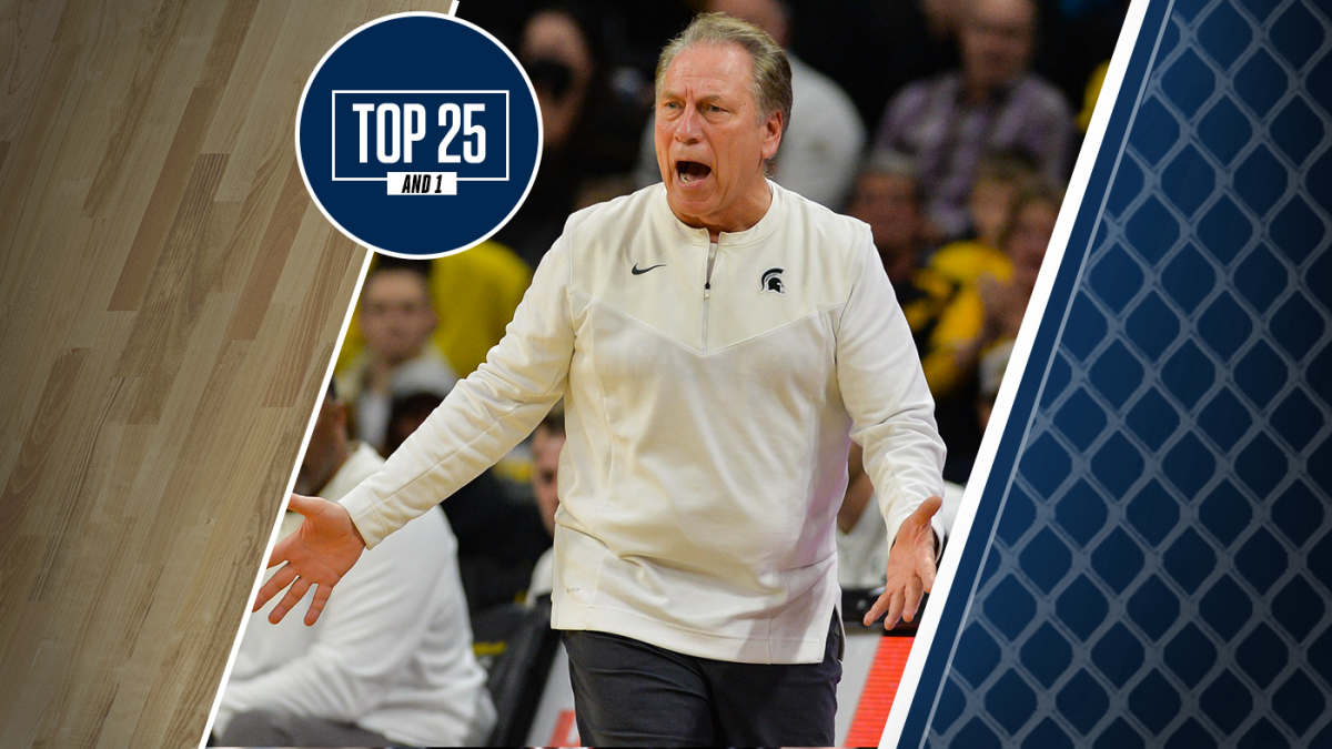 College basketball rankings: Michigan State replaced by Iowa in Top 25 ...