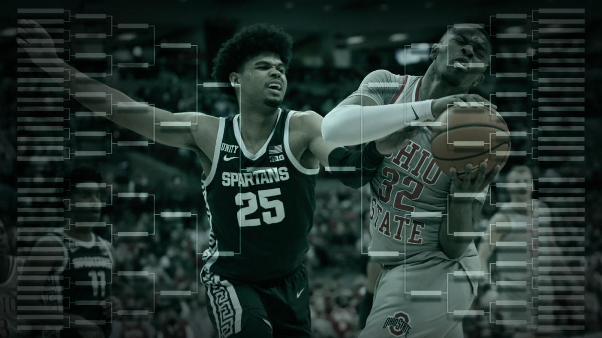 Bracketology: Michigan State slips down; Kansas survives scare to ...