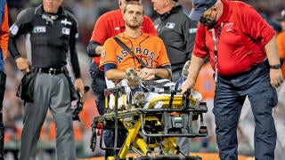 Astros P Jake Odorizzi Carted Off After Suffering Leg Injury