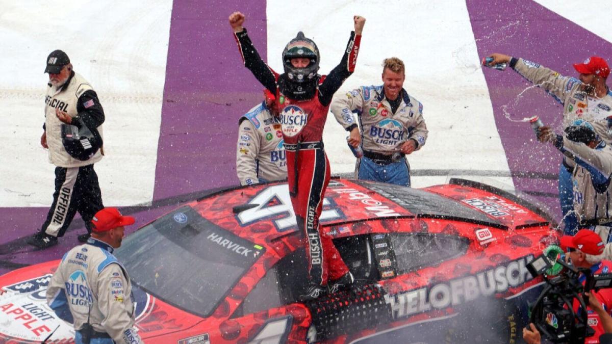 NASCAR Cup Series at Michigan results: Kevin Harvick wins FireKeepers ...