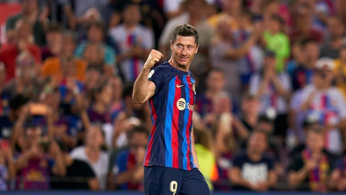Barcelona's attack continues incredible form as Robert Lewandowski ...