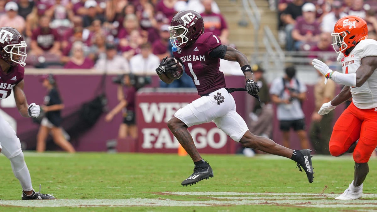 Texas A&M leading WR Evan Stewart among four players suspended for ...