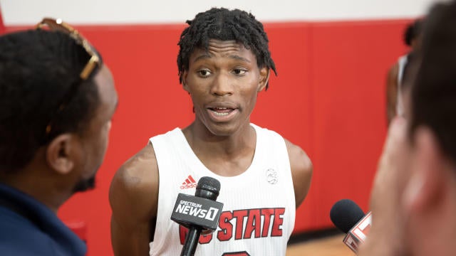 NC State G Terquavion Smith on newcomers, starting practice