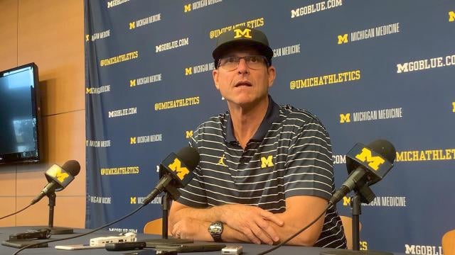 Harbaugh encouraged by Michigan's performance: 'keep it rolling ...