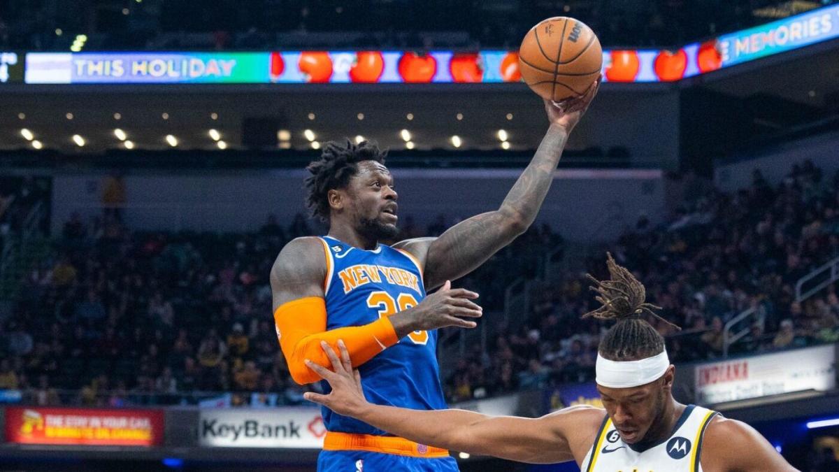 Knicks use late surge to beat Pacers for seventh straight win as Julius ...