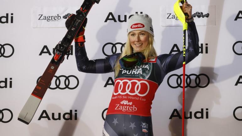 Mikaela Shiffrin Scores First World Cup Win Of 2023 Moves Within One