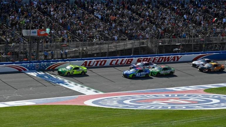 Auto Club Speedway will not host NASCAR races in 2024 due to reconfiguration - CBSSports.com
