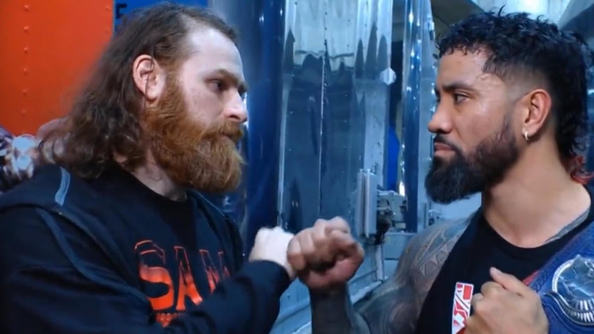 WWE SmackDown results: Sami Zayn and Jey Uso meet in secret; The Usos defend tag titles - CBS Sports