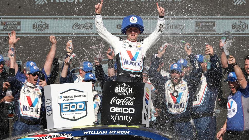 NASCAR at Phoenix results: William Byron steals win by passing Kyle ...