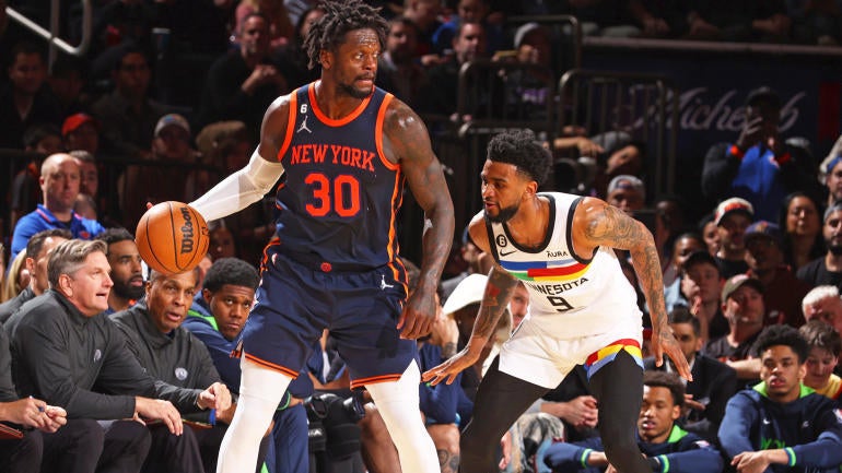 Julius Randle continues All-NBA case with career-high 57 points, but Knicks fall to Timberwolves ...
