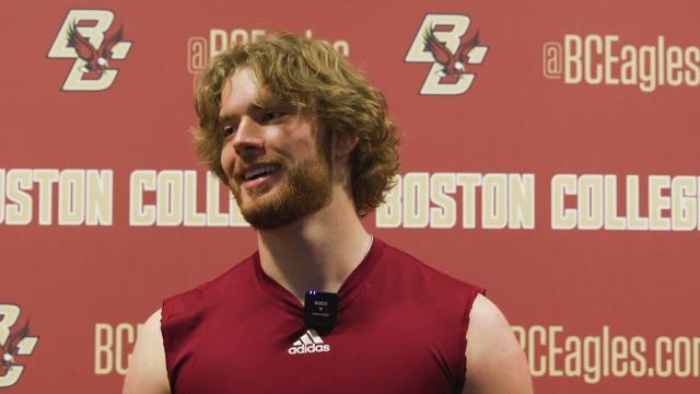 Quarterback Emmett Morehead Discusses His Play in Spring Game