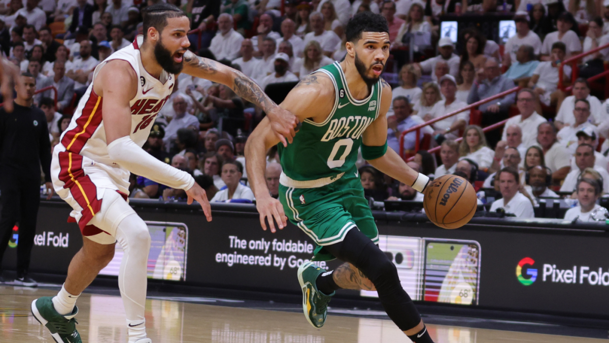 Celtics vs. Heat score: Boston comes alive, fends off elimination to ...